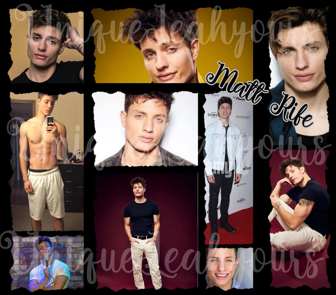 Matt Rife Collage Tumbler Wrap - Etsy