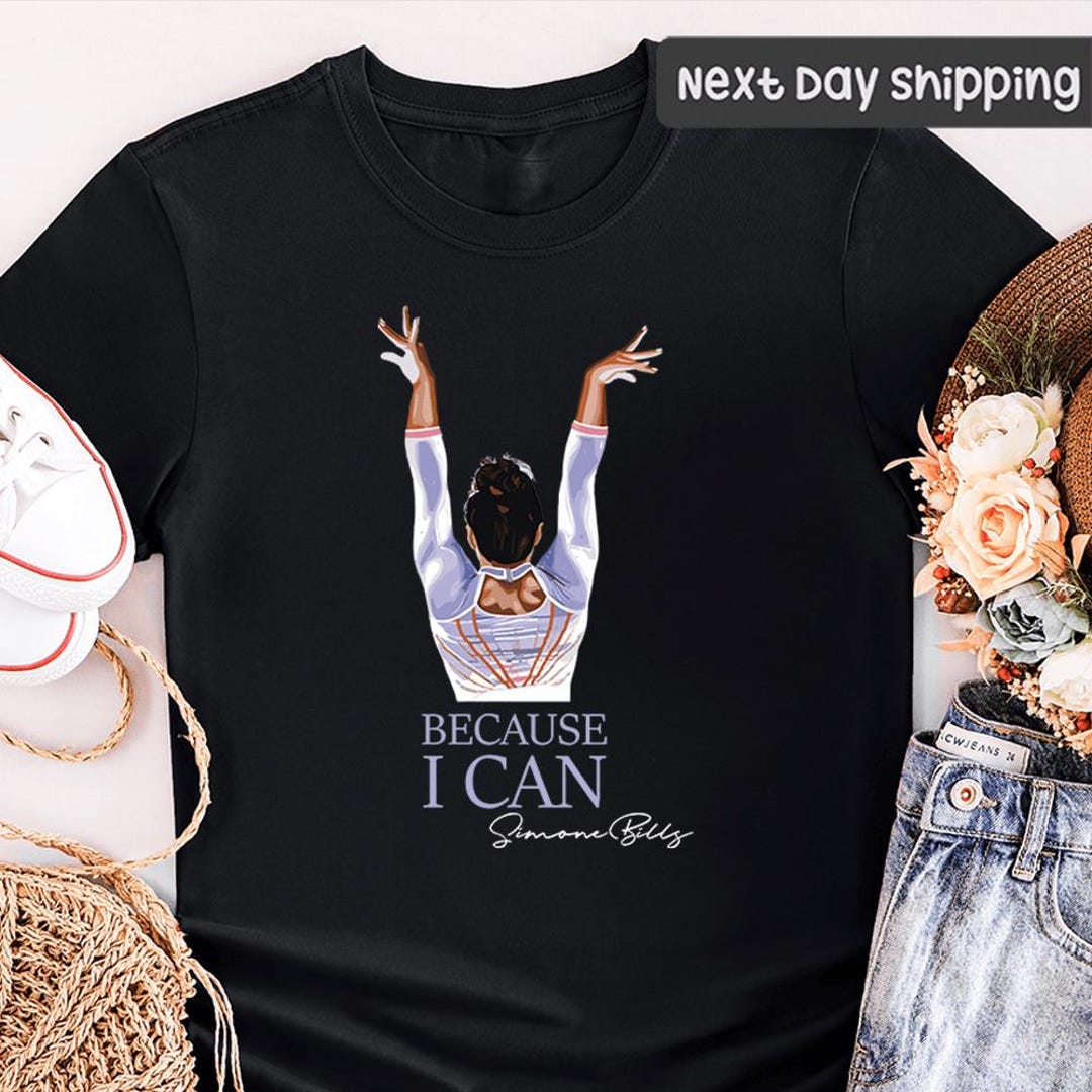 Simone Biles Because I Can Shirt, Olympics Tshirt, 2024 Olympics ...