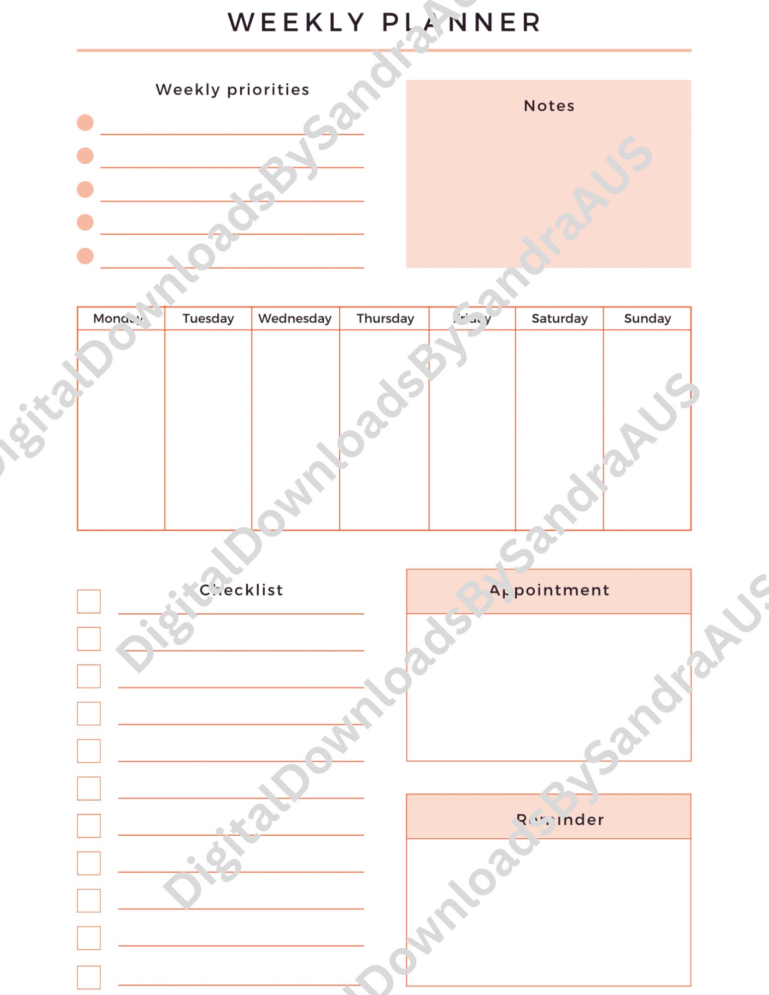 Digital Download Templates - Etsy