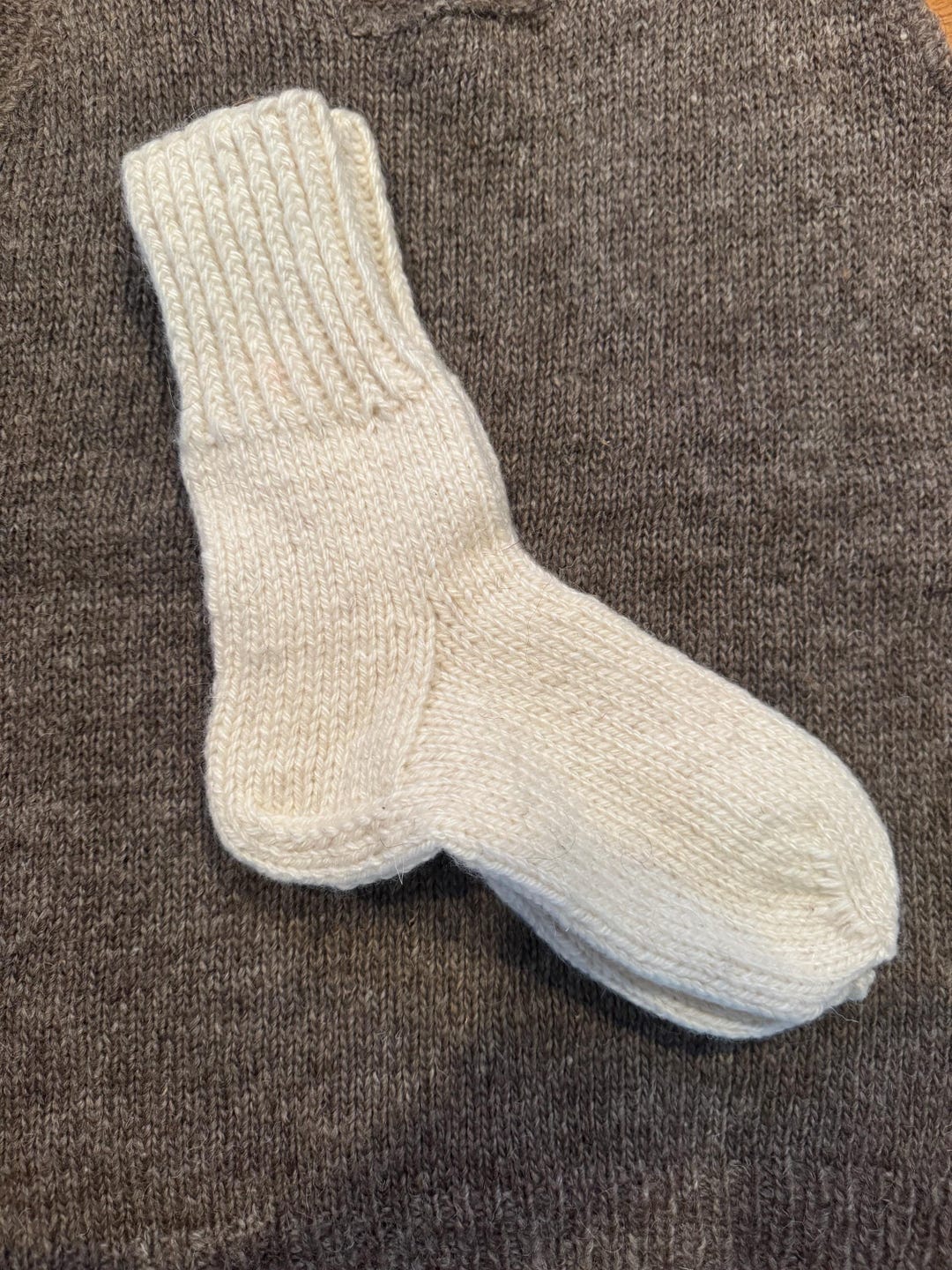 Wool Socks Handmade From Sheep 100% Wool Therapeutic Winter Socks Extra ...