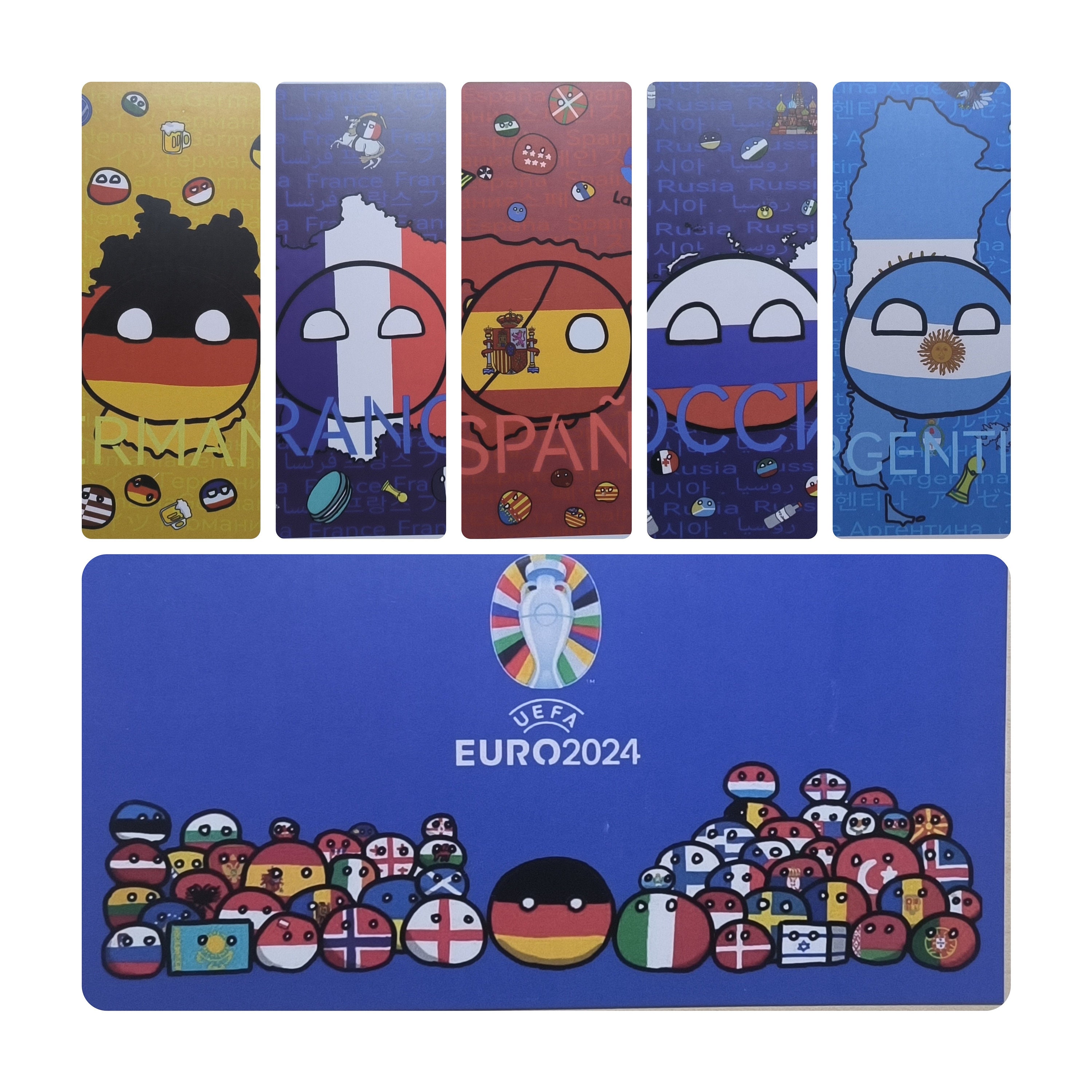 One Set of Countryball Postcards 14.8cm10cm - Etsy