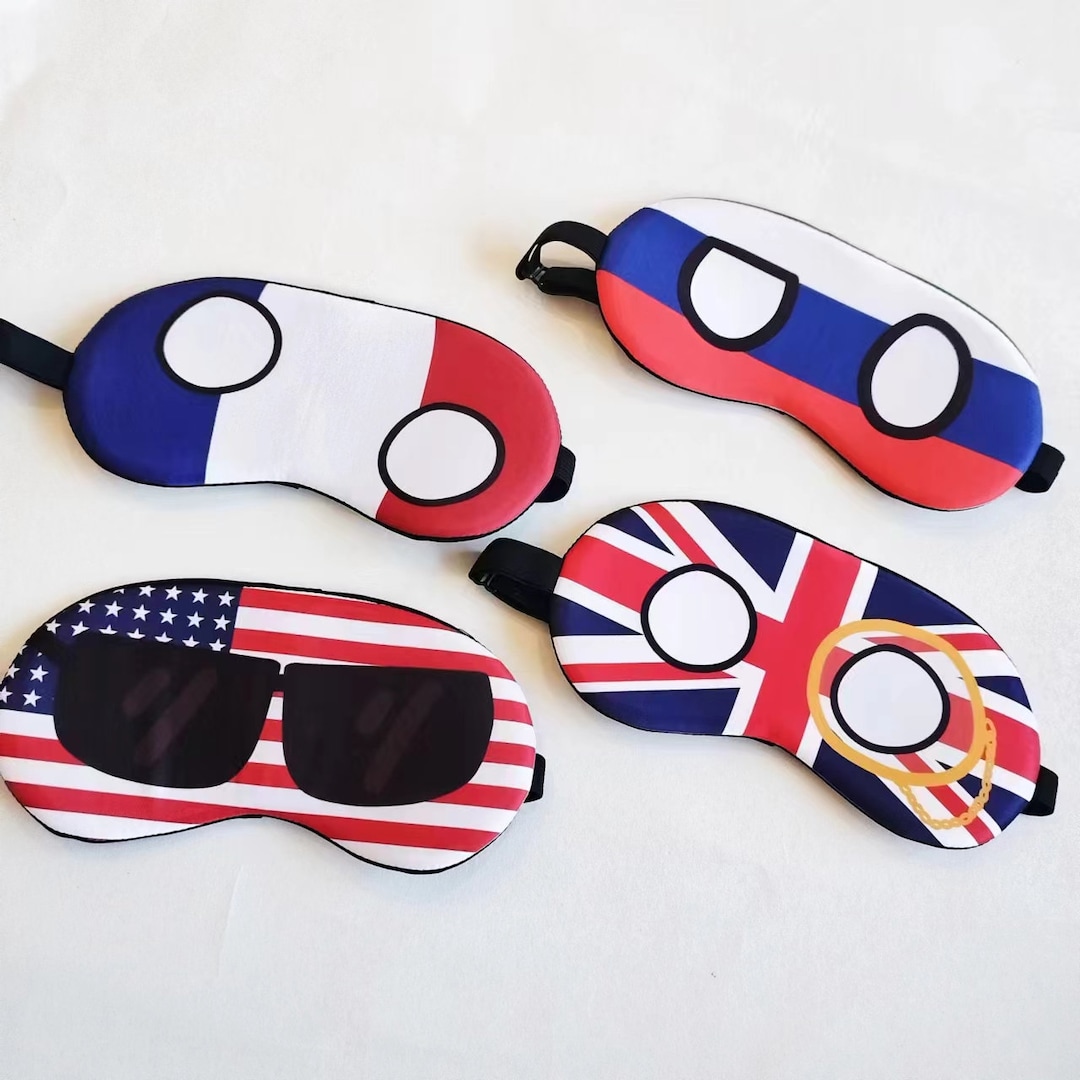 Countryball Sleep Mask - Etsy