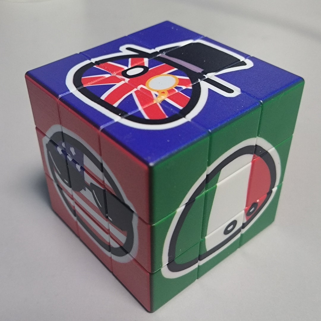 Countryball Rubik's Cube 33 - Etsy