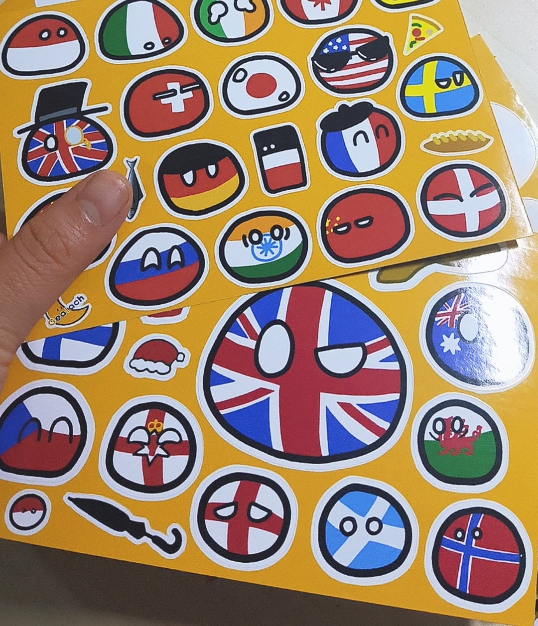 Countryball Sticker - Etsy