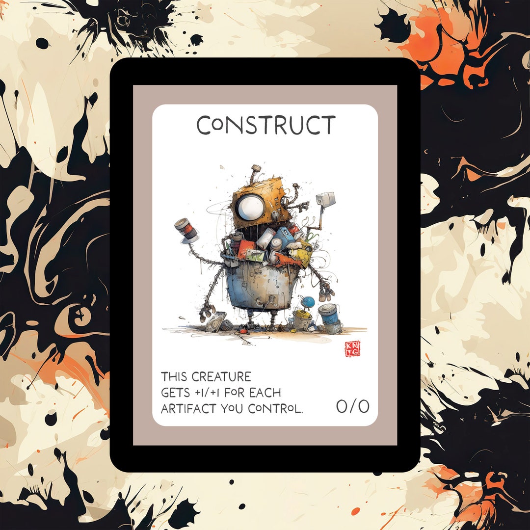 Construct Token for Magic the Gathering - Etsy