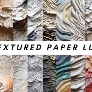 Textured Paper Patterns, Pack of 10, Scrapbook Digital Paper, Digital ...