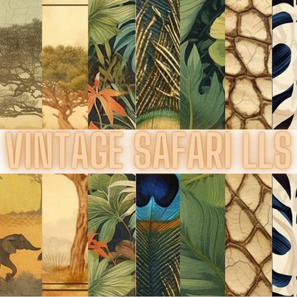 Safari Digital Paper - Etsy