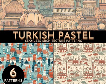 INDONESIAN PASTEL Digital Paper Travel Texture 6 Patterns - Etsy