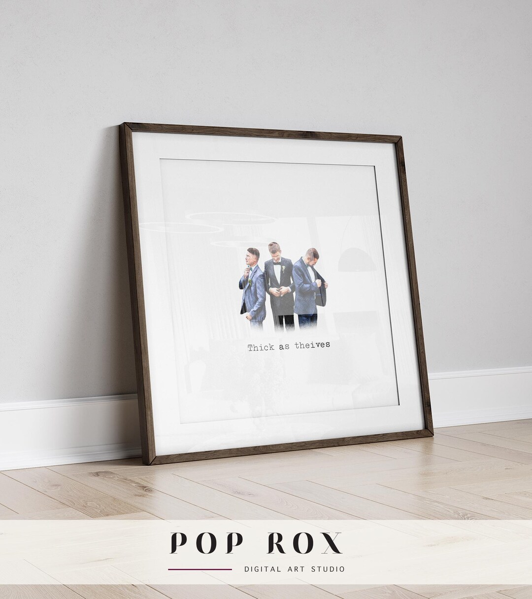 Custom Faceless Portrait From Photo, Personalized Gift for Him, Custom ...