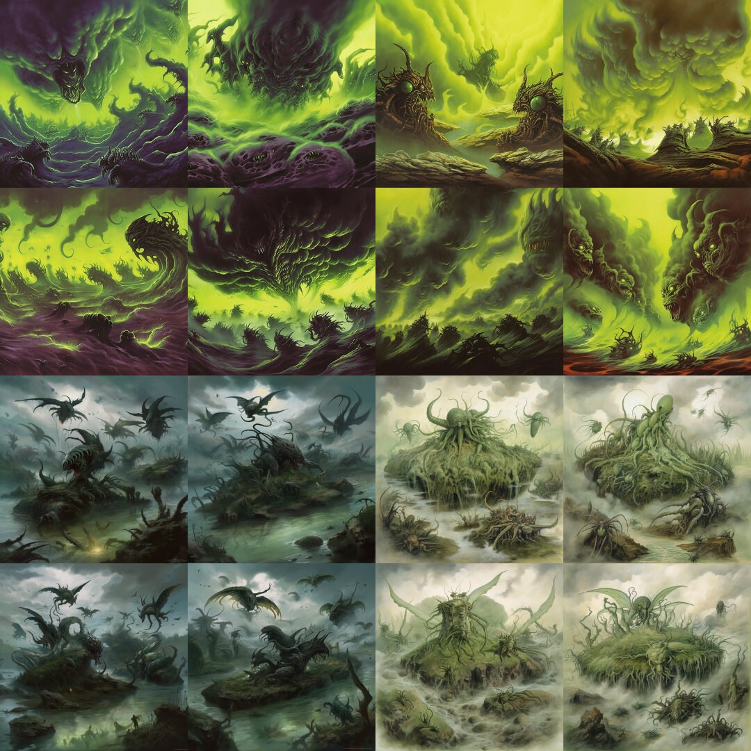 Death Cloud the Dross Alternate Art for Magic the Gathering. 27 Unique ...