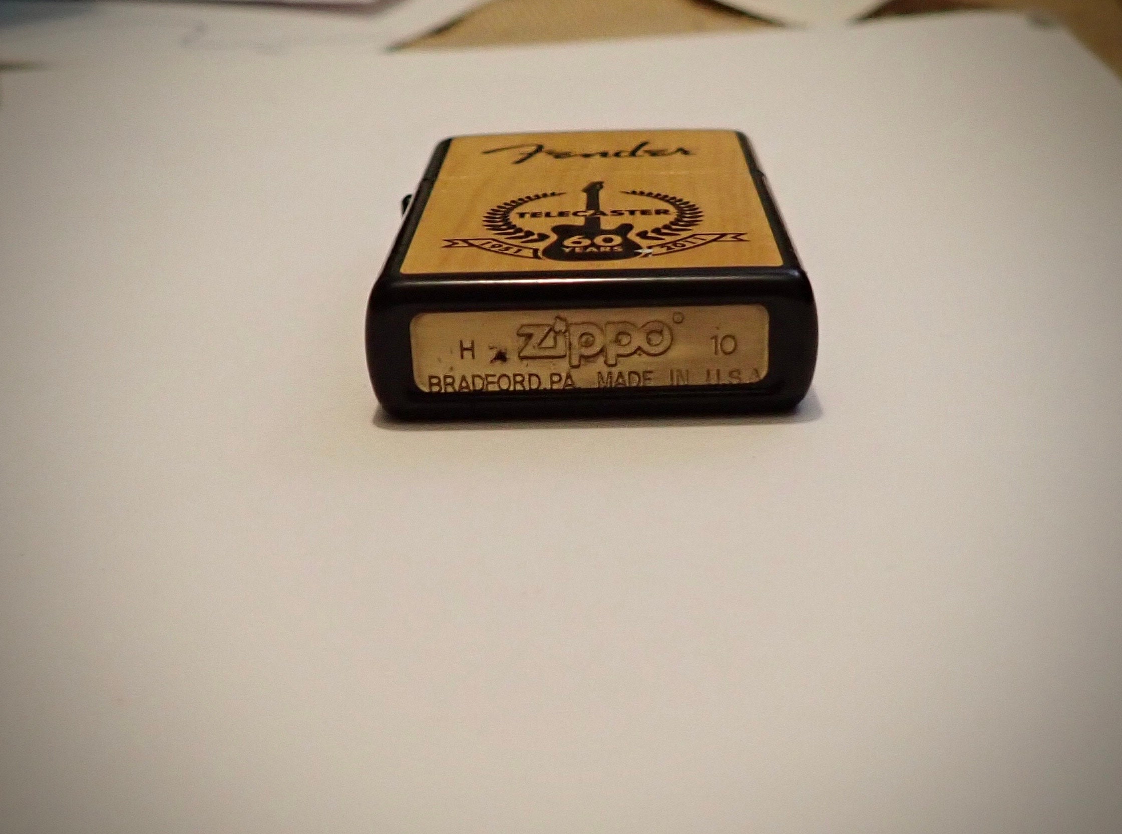 2010 Fender 60th Anniversary Telecaster Zippo Lighter - Etsy