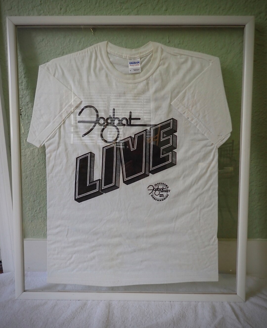 Vintage Signed and Framed Fog Hat Live T-shirt and LP - Etsy