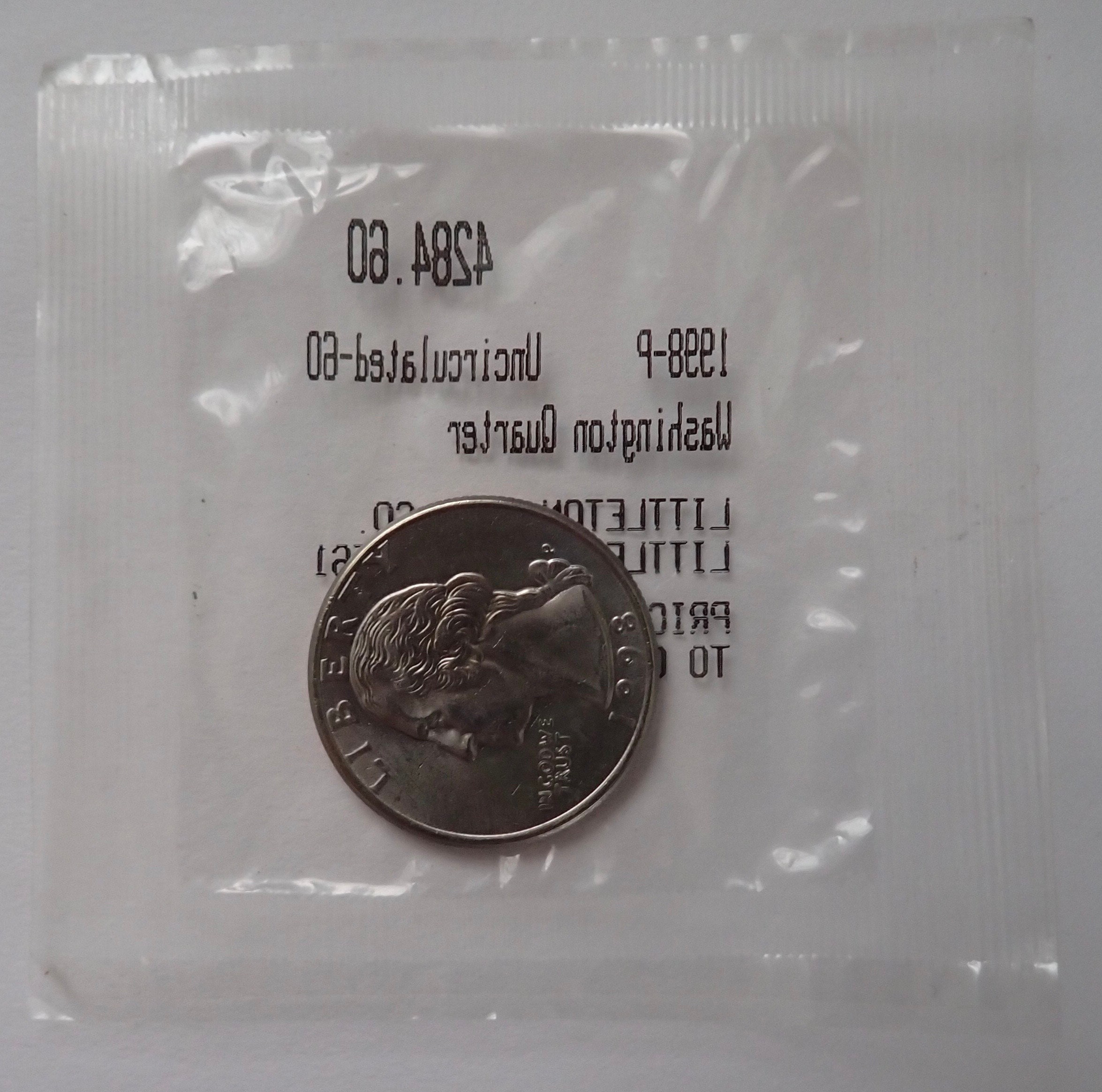 1998-P Uncirculated-60 Washington Quarter - Etsy