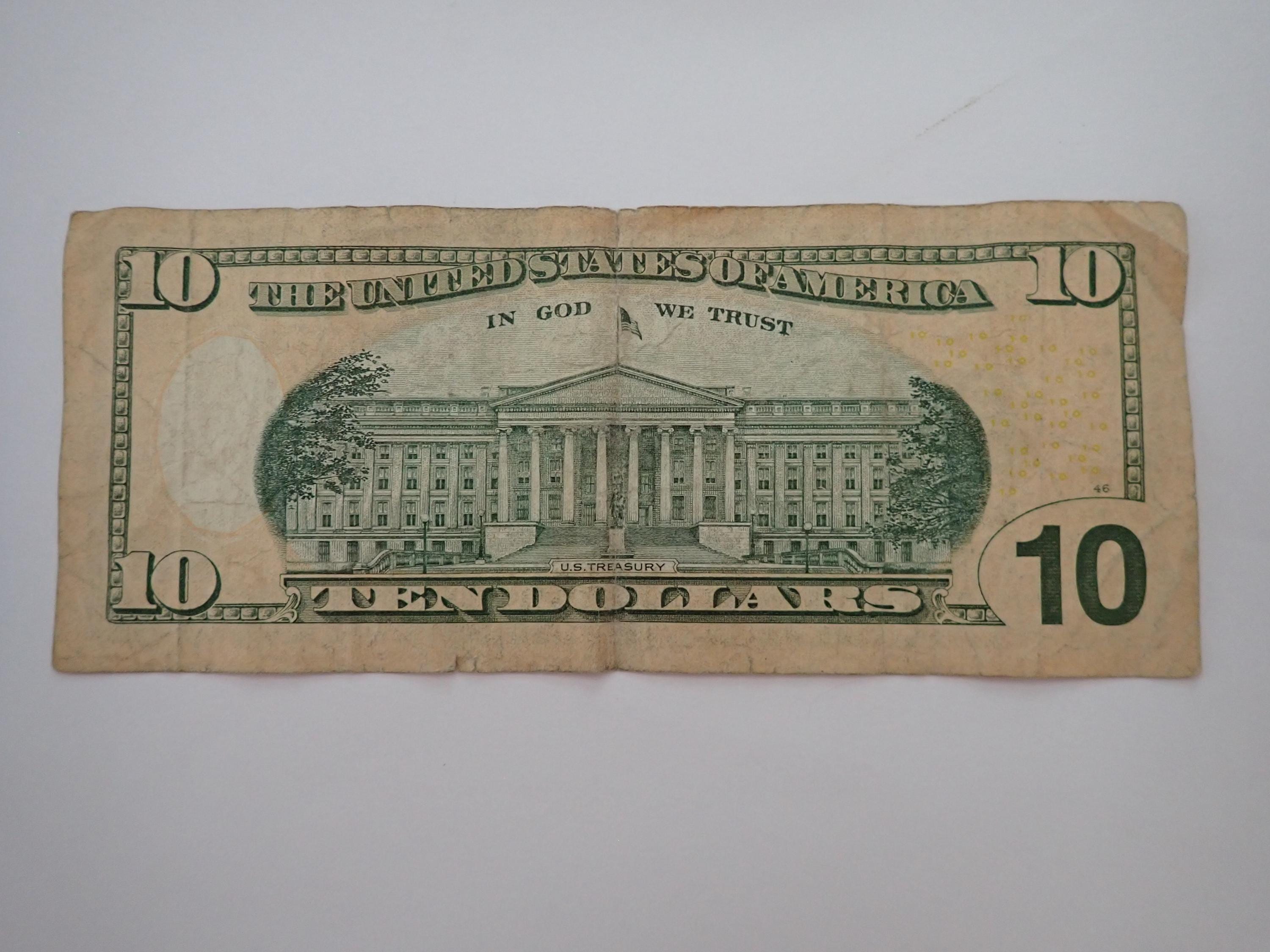 Vintage Ten Dollar Poker Bill Straight 8 + 8 - Etsy