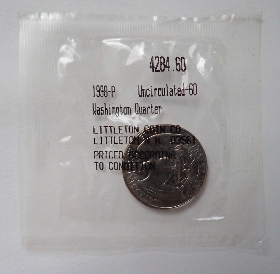 1998-P Uncirculated-60 Washington Quarter - Etsy