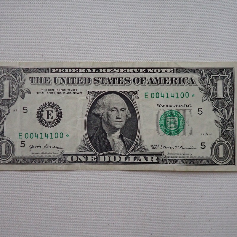 Dollar Bill With Star Note - Etsy