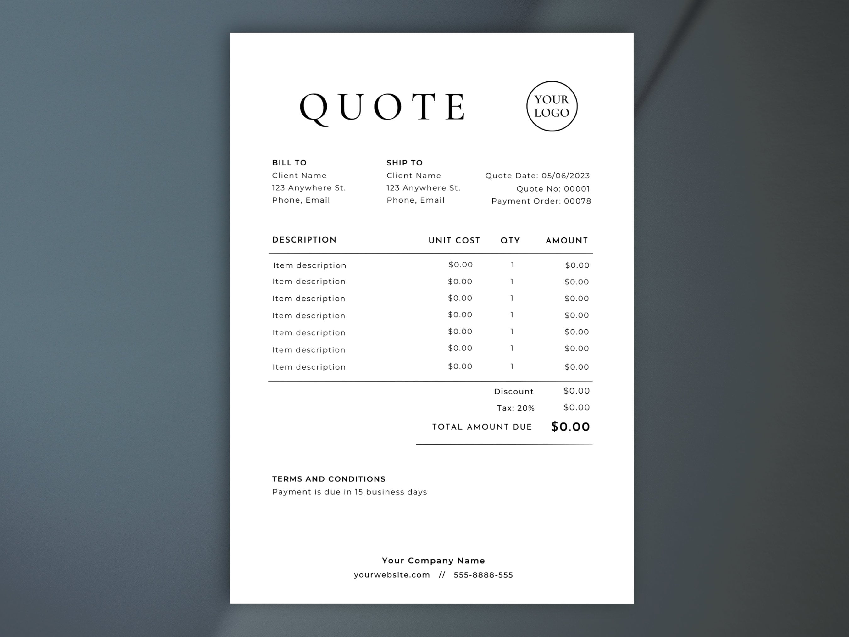 Business Template Bundle Google Docs | Invoice Template | Receipt ...