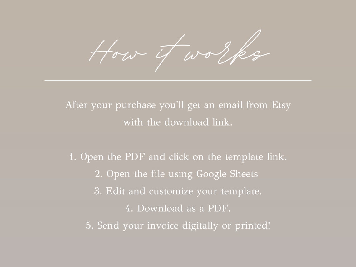 Invoice Template Google Sheets | Invoice for Small Business | Editable ...