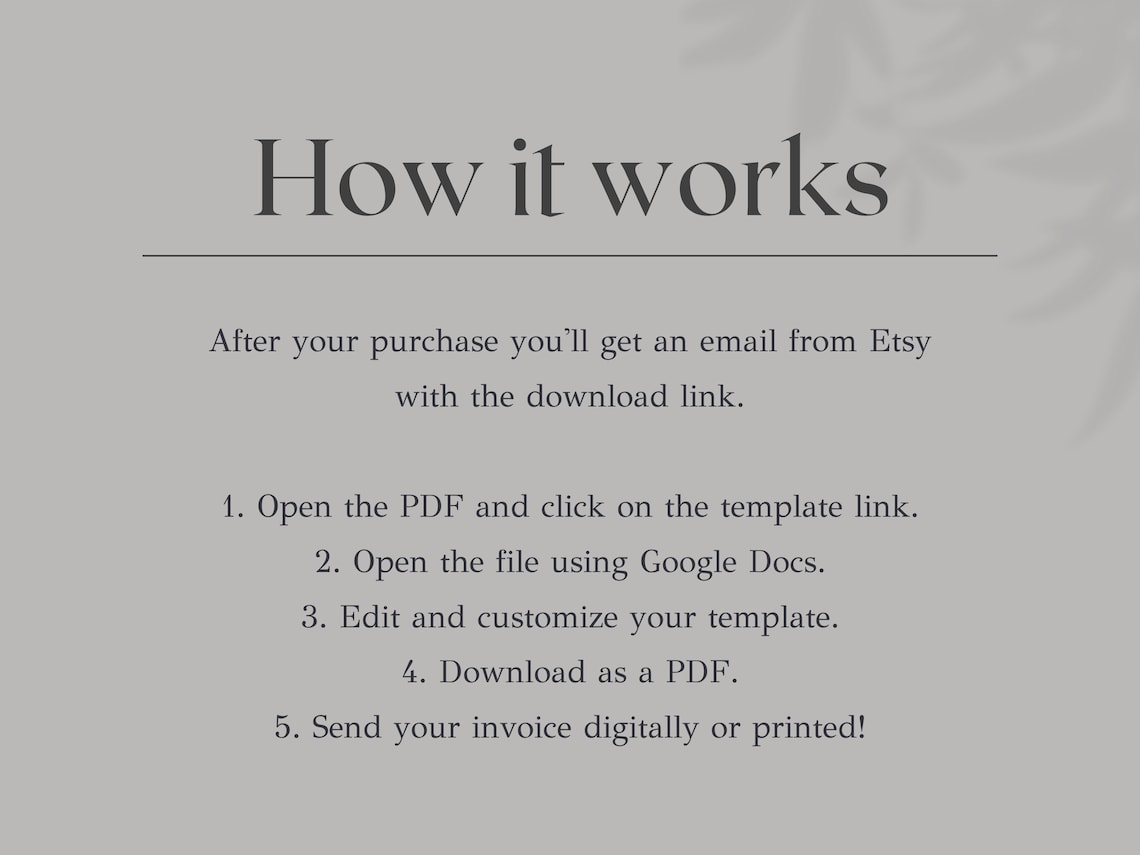 Invoice Receipt in Google Docs | Receipt Template Bundle | Editable ...
