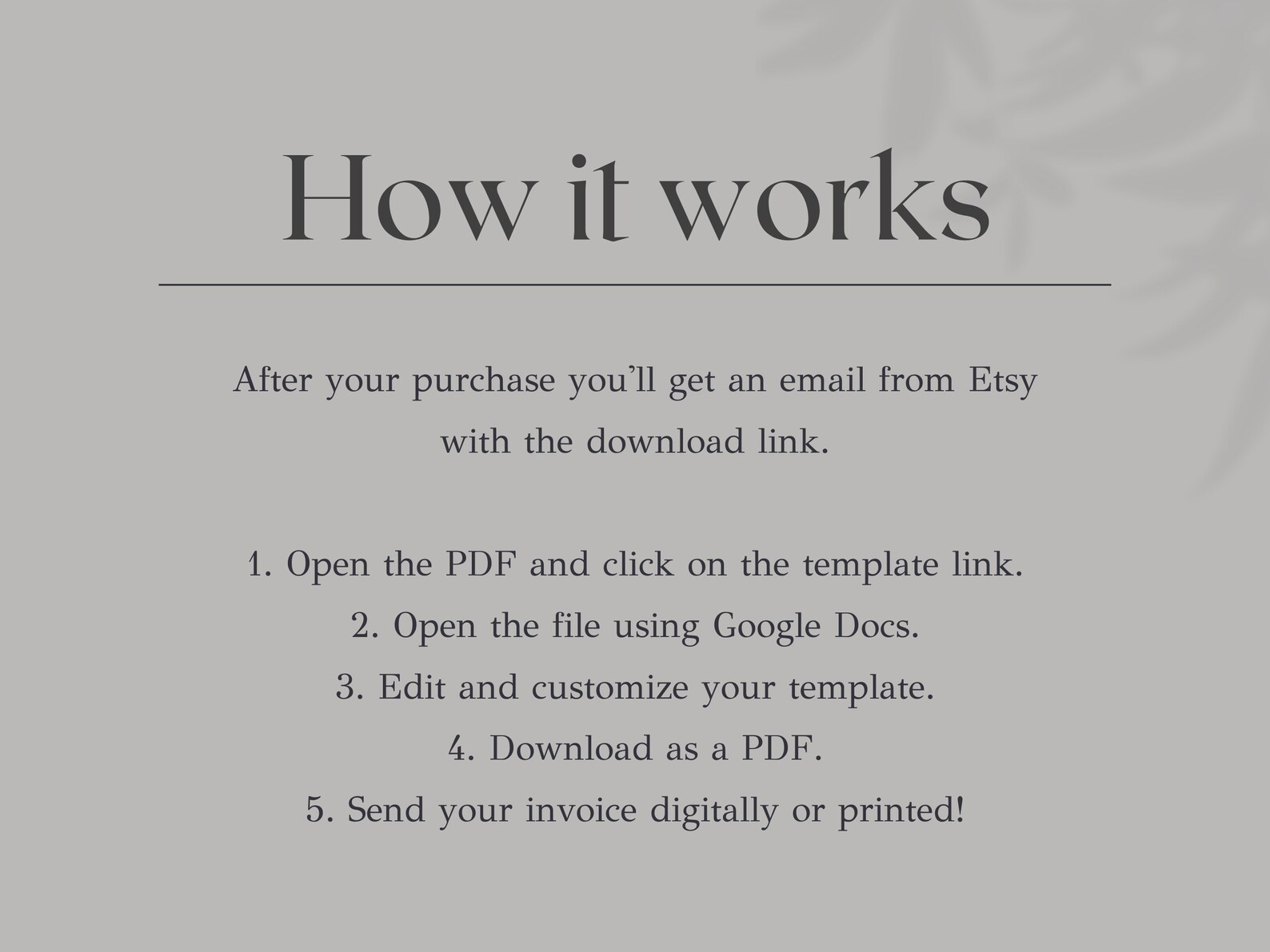 Invoice Receipt in Google Docs | Receipt Template Bundle | Editable ...