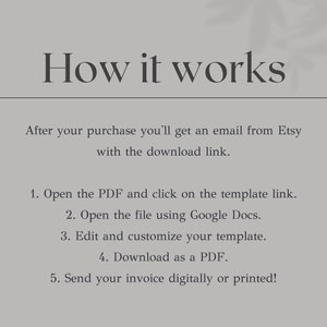Invoice Receipt in Google Docs | Receipt Template Bundle | Editable ...