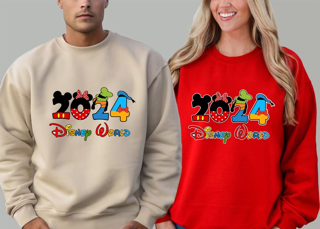 2024 Disney World Sweatshirt,disney Vacation,disneyland Sweater ...
