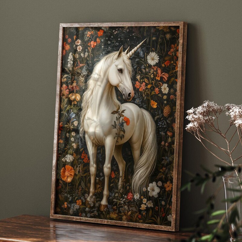 Unicorn Poster - Etsy