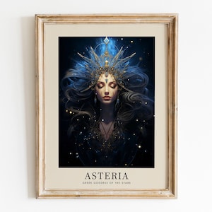 Asteria Greek Goddess of the Stars, Illuminate Your Walls With the ...
