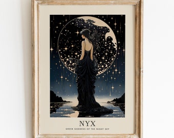 Melinoe, Greek Goddess of Nightmares and Madness Wall Art, Melinoë Art Print, Ghosts Goddess ...