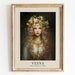 Vesna, Slavic Goddess of Spring Art Print, Slavic Goddess Poster ...