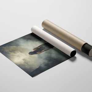 Nyx Premium Matte Poster, Greek Goddess of Night Sky Print, Mythology ...