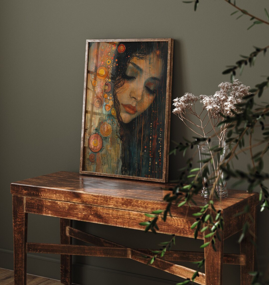 Rati Hindu Goddess of Carnal Desire, Lust and Passion, Art Nouveau ...