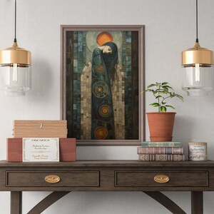 Danu Celtic Goddess of Fertility, Art Nouveau Wall Art, Celtic ...