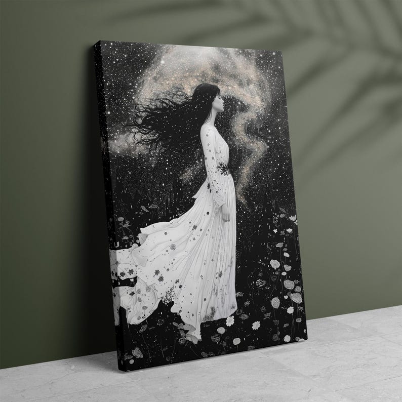 Goddess Mnemosyne Wall Art | Greek Goddess of Memory | Greek Mythology ...