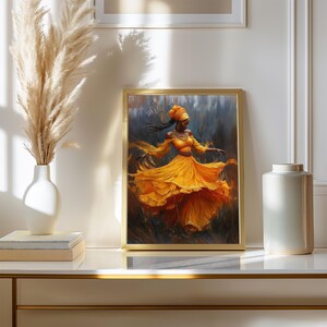 Oshun Wall Art, African Goddess of Love, Beauty and Fertility, the ...