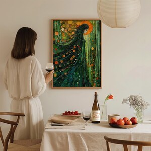 Flidais Premium Poster Fantasy Art, Celtic Goddess of the Forest ...