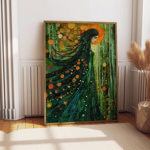 Flidais Premium Poster Fantasy Art, Celtic Goddess of the Forest ...
