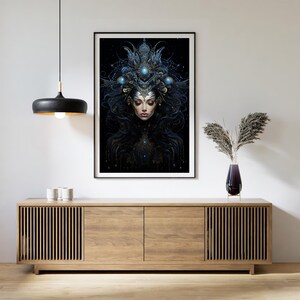 Goddess Nyx Goddess of the Night Sky Greek Goddess of Darkness Greek ...