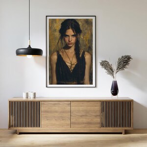 Feme Greek Goddess of Rumors, Goddess Osa, Goddess Fama, Tonalism Style ...