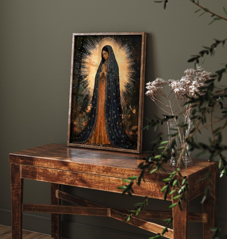 Tonantzin Goddess Wall Art | Aztec Mother Earth Print | the Indigenous ...