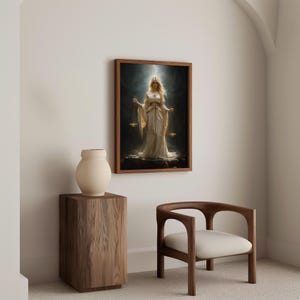 Goddess Dike Premium Matte Poster, Greek Goddess of Justice, Greek ...