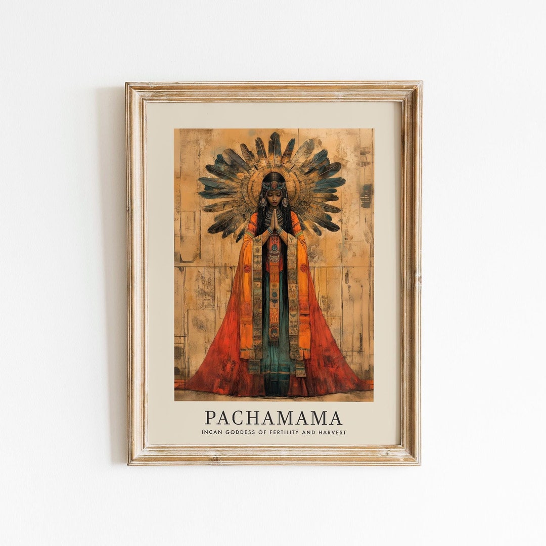 Goddess Pachamama Digital Download, Incan Mythology, Incan Goddess of ...