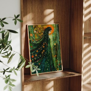 Flidais Premium Poster Fantasy Art, Celtic Goddess of the Forest ...