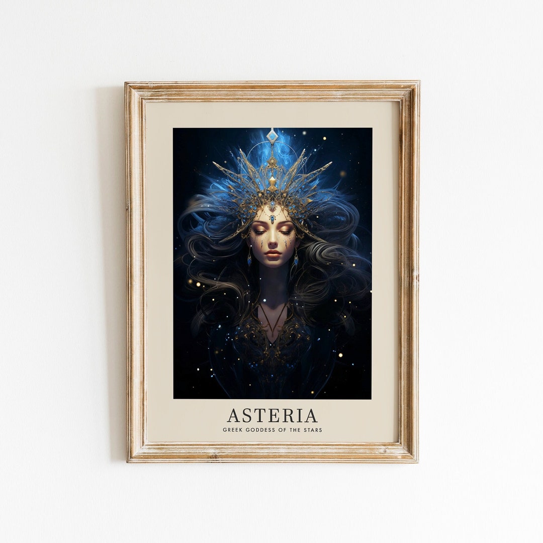 Asteria Greek Goddess of the Stars, Illuminate Your Walls With the ... Asteria Greek Goddess of the Stars, Illuminate Your Walls With the ...