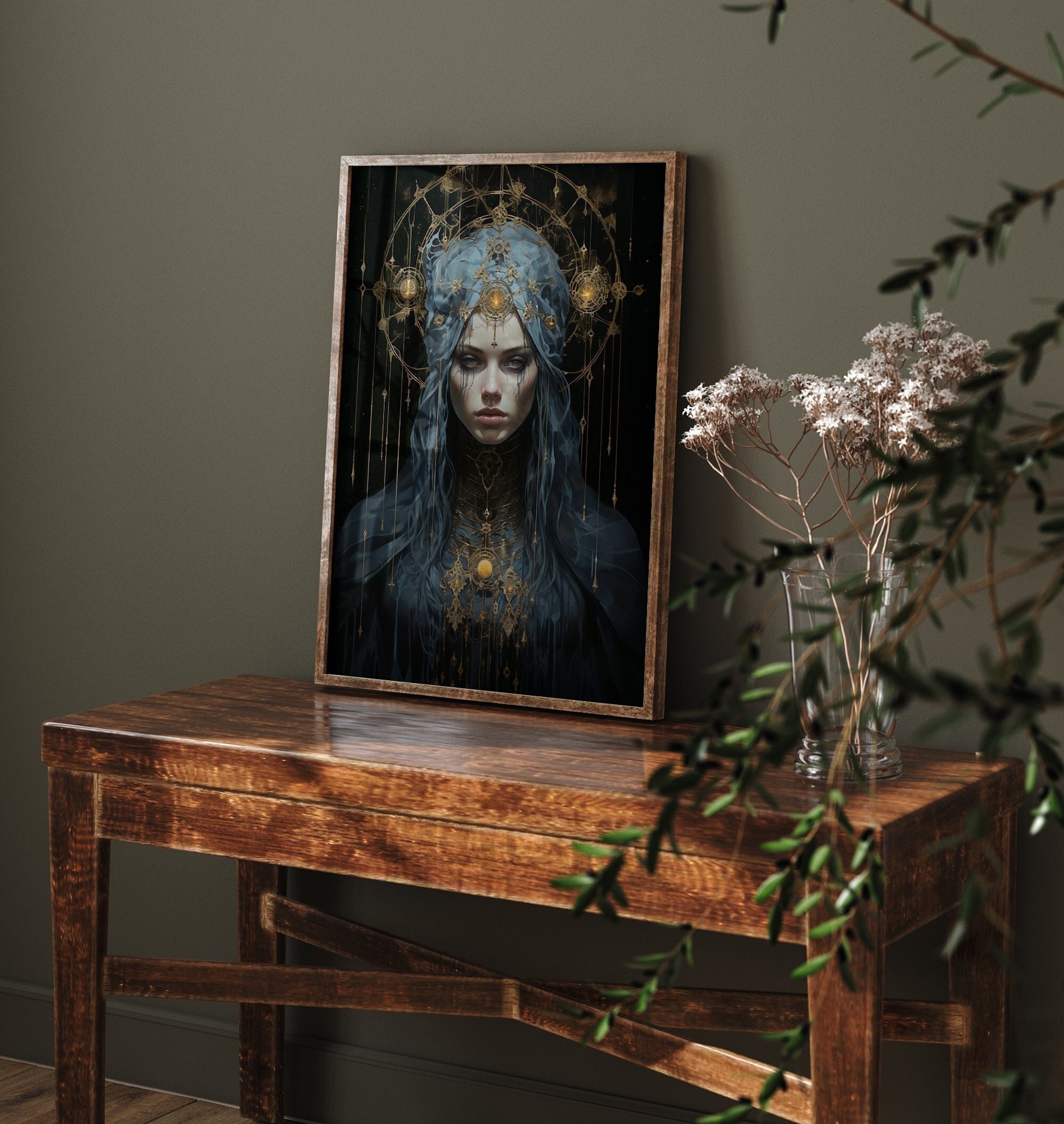 Hecate Greek Goddess of Magic and Witchcraft, Hekate Wall Art, Greek ...