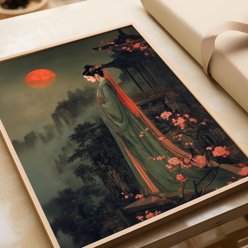 Goddess Xiwangmu Permium Poster, Chinese Goddess of Immortality and ...