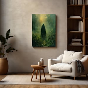 Goddess Danu Canvas Art, Canvas Painting, Celtic Goddess of Earth and ...