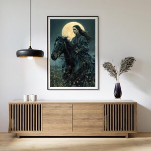 Nótt Norse Goddess of the Night, Norse Mythology, Scandinavian Decor ...