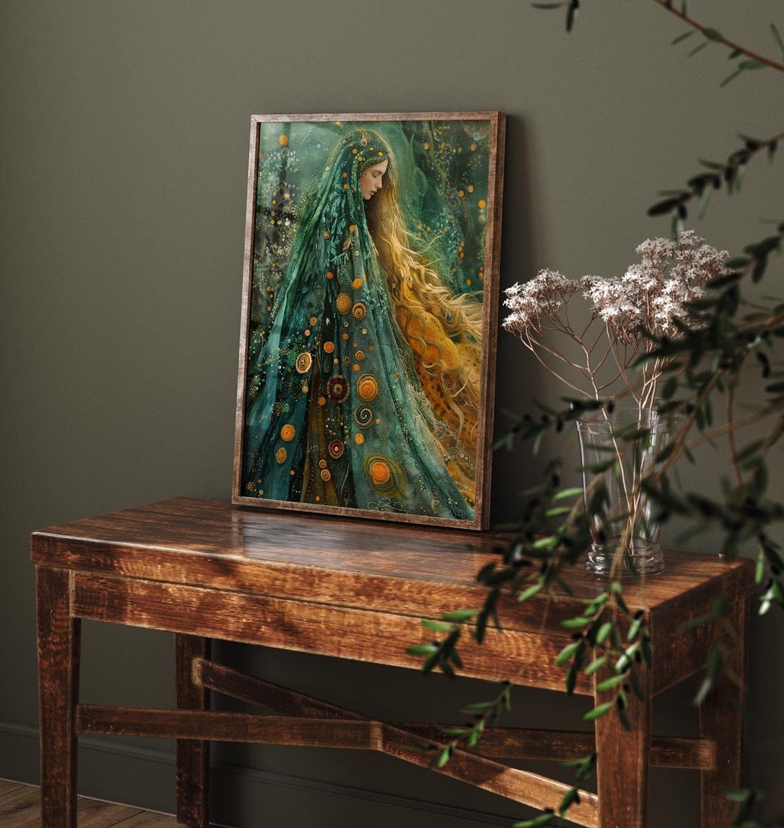 Goddess Danu Fantasy Print, Celtic Goddess of Earth and Fertility ...