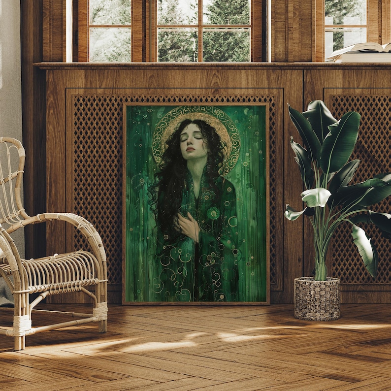 Arte de parede da Deusa Macha | Impressão da Soberania Celta ...